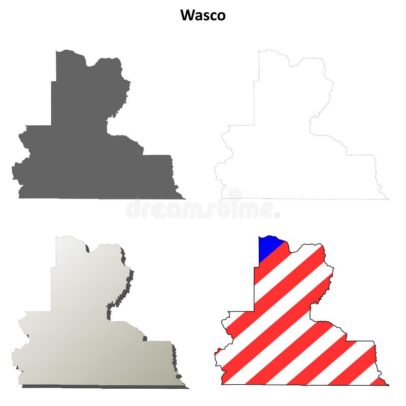 Wasco County Stock Illustrations – 14 Wasco County Stock Illustrations ...