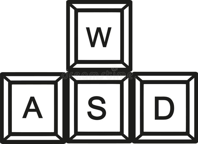 Wasd Stock Illustrations – 540 Wasd Stock Illustrations, Vectors ...