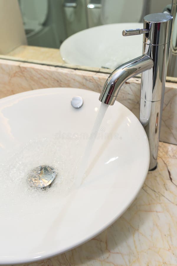 Wash Basin stock image. Image of washroom, closset, running - 41334483