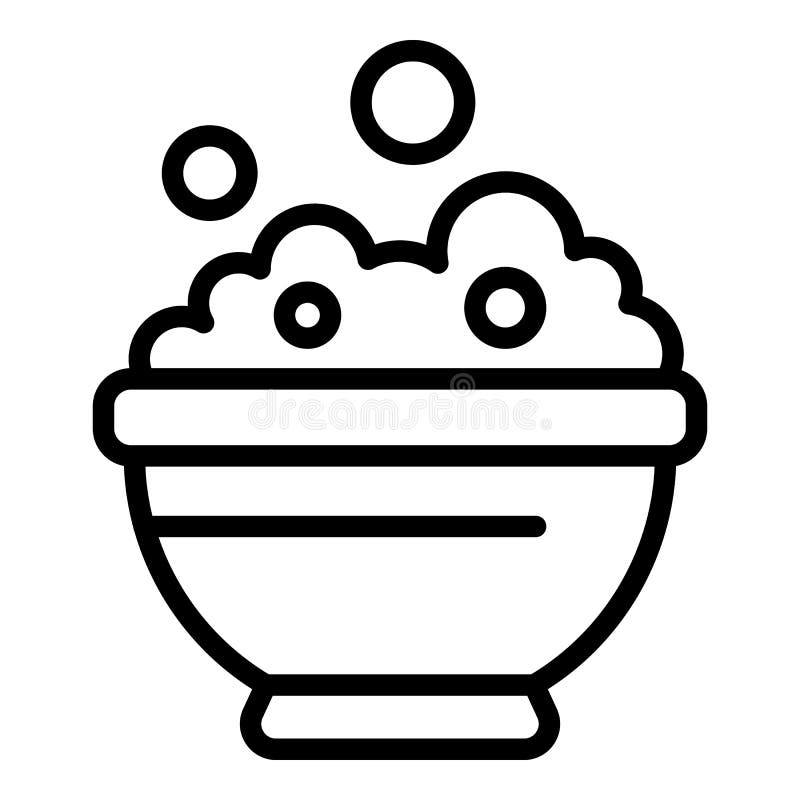 Wash Dish Icon Outline Vector. Home Cleaning Stock Vector ...