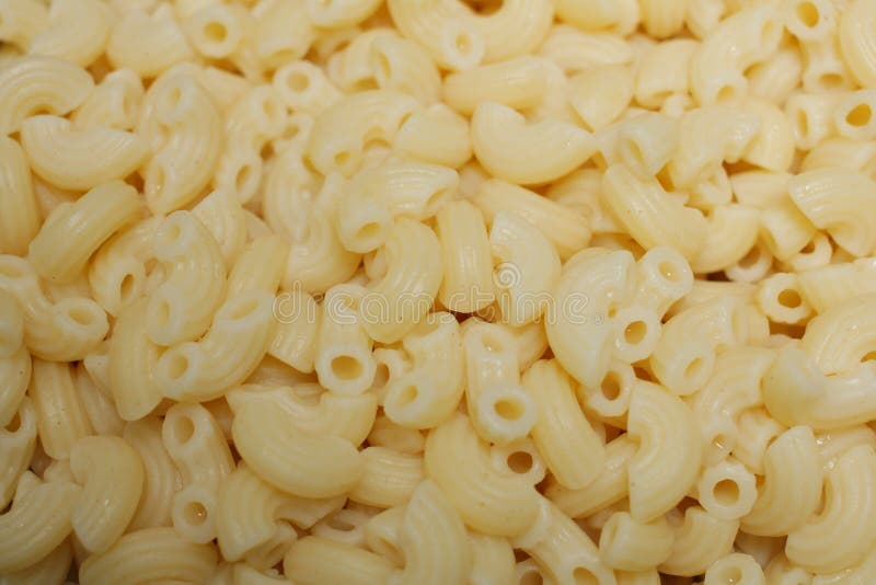 Wash and Draining Macaroni Pasta Stock Photo - Image of cheese ...