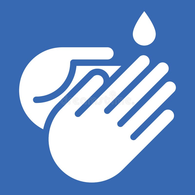 Wash hands sign stock vector. Illustration of healthy - 177196911