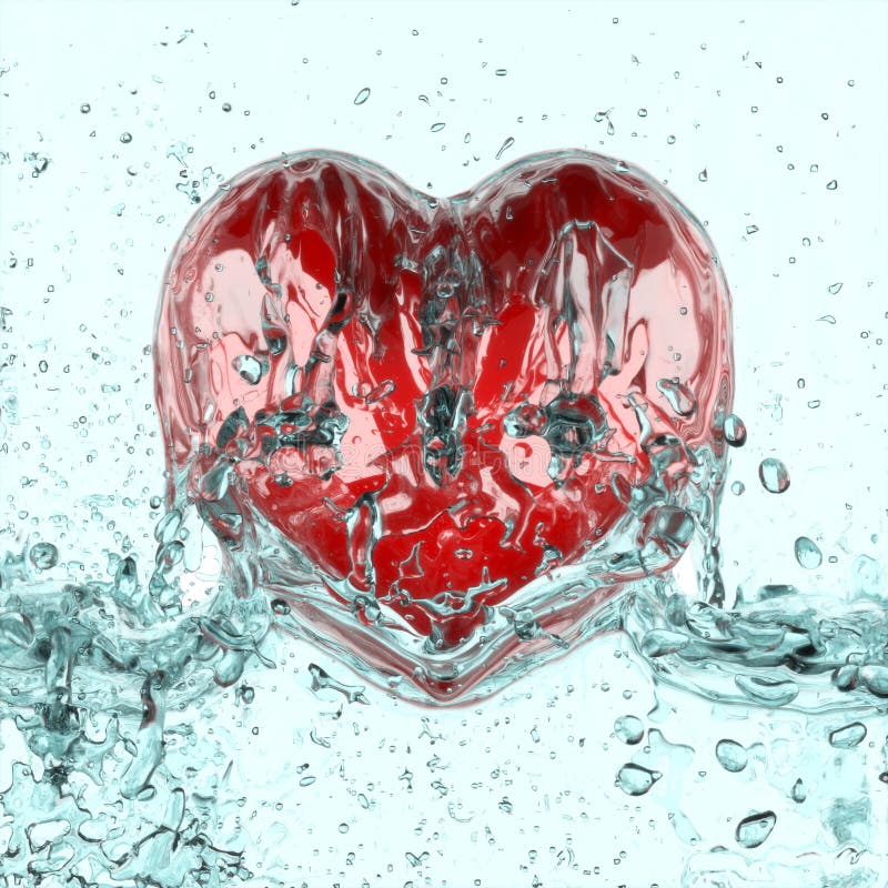 Wash heart. stock illustration. Illustration of symbol - 36084226