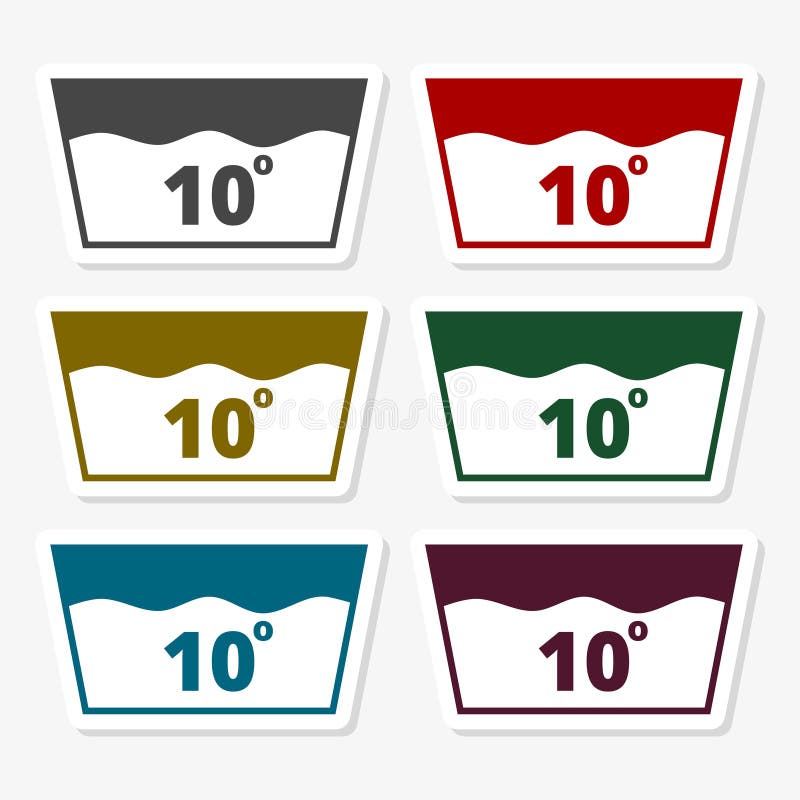 Wash icon at 10 stock illustration. Illustration of appliance - 127148212