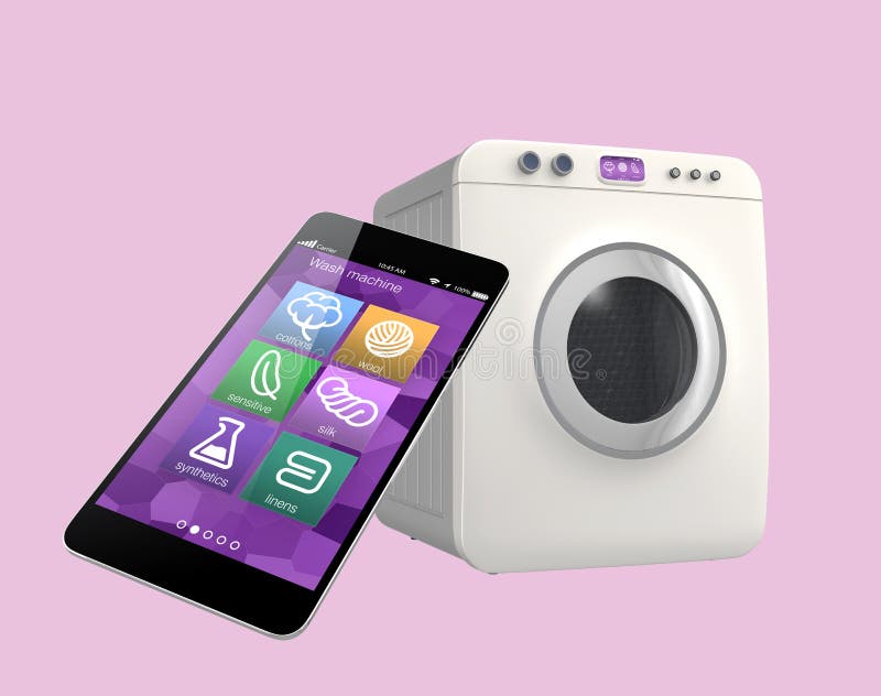 Wash Machine Controlled by Smart Phone. Concept for Internet of Things ...