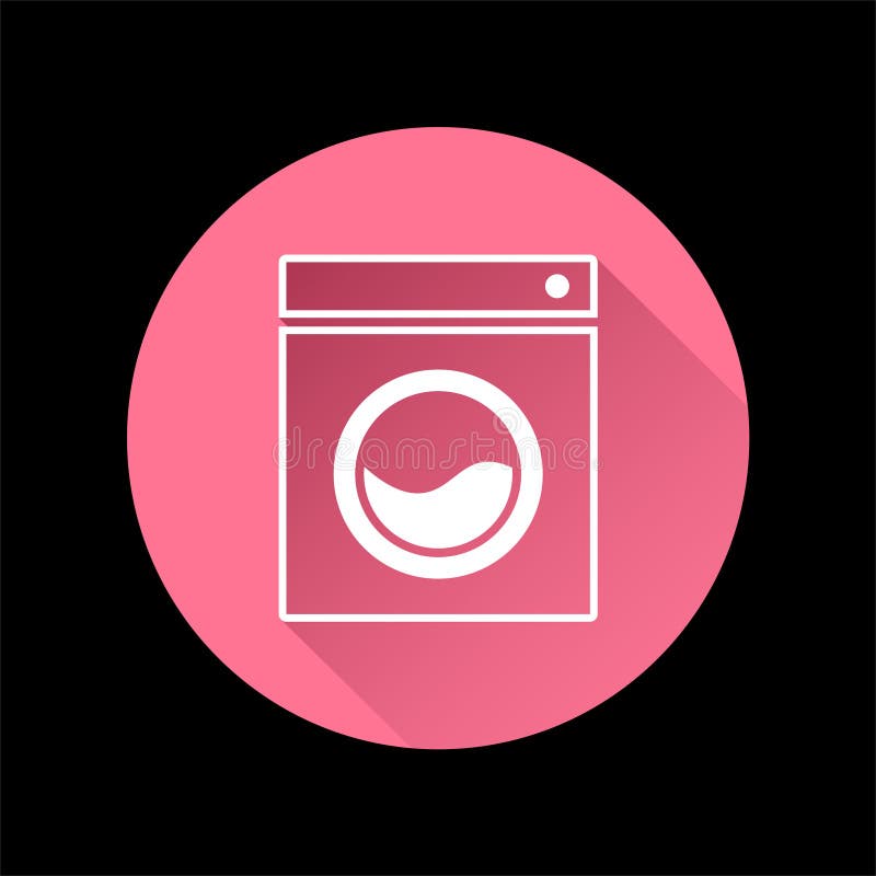 Wash machine icon stock vector. Illustration of clothes - 273262083
