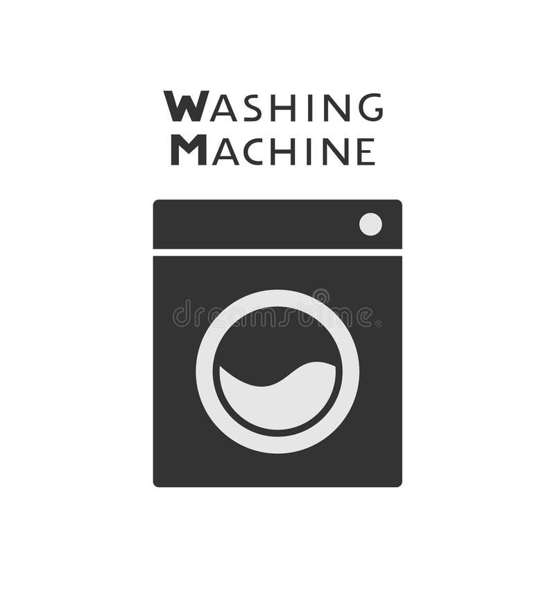 Wash machine icon stock vector. Illustration of room - 314200106