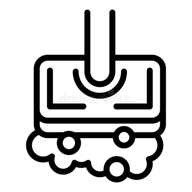 Wash Mop Icon Outline Vector. Clean Disinfect Stock Vector ...