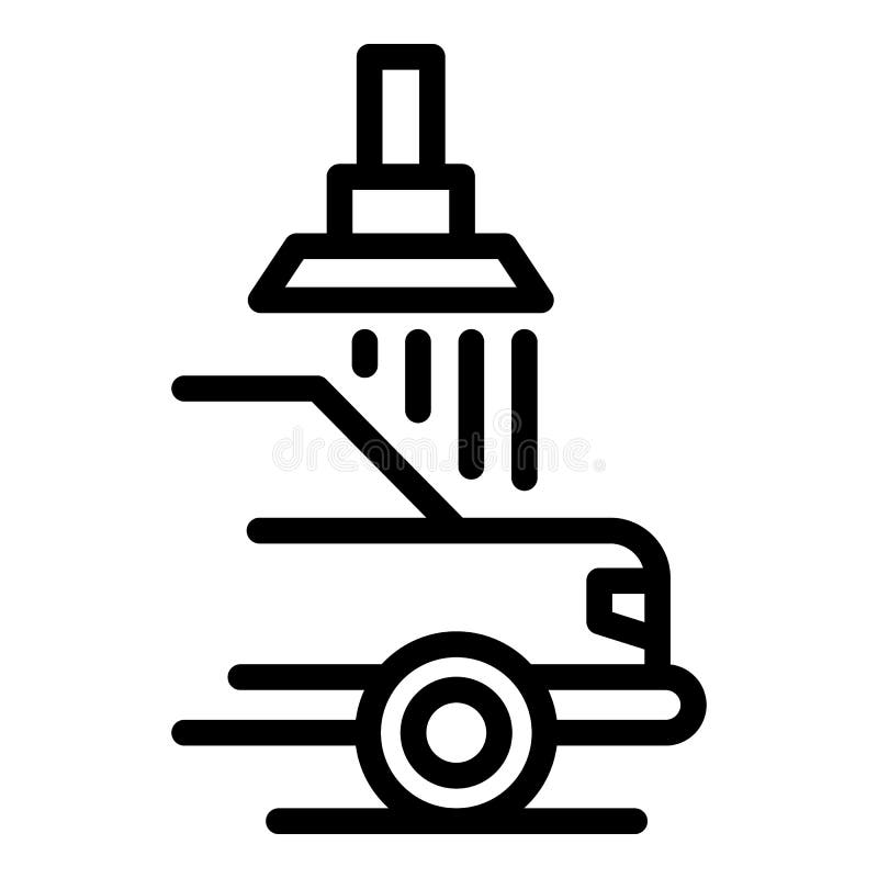 Wash Pressure Icon Outline Vector. Car Service Stock Illustration ...