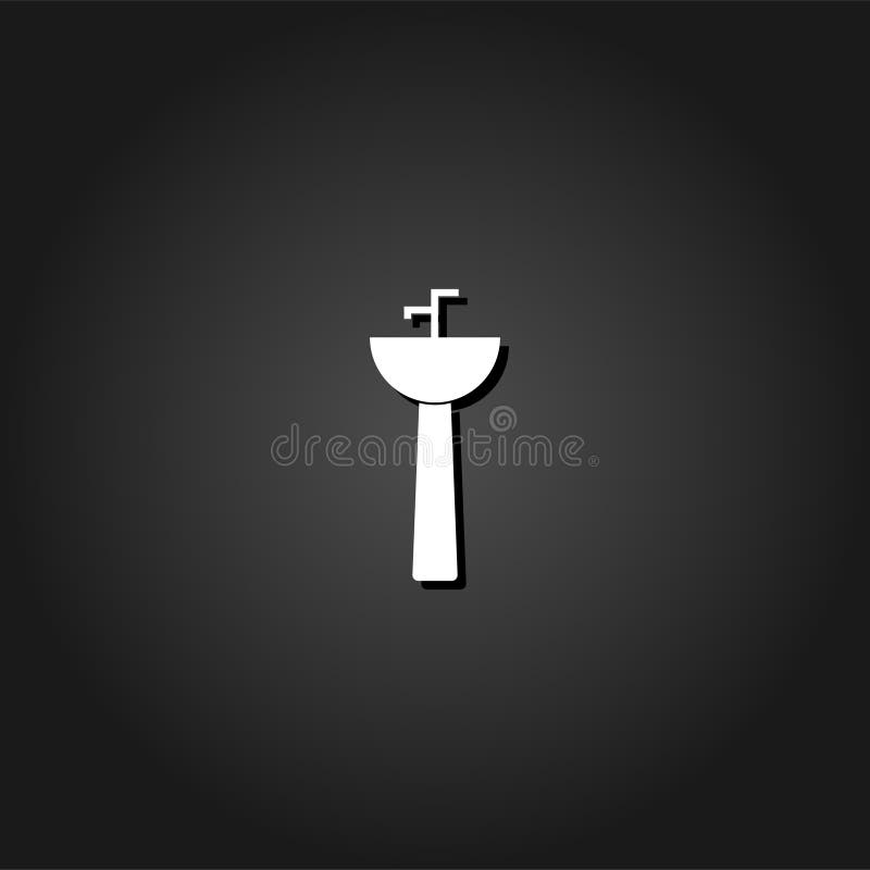 Washbasin icon flat. stock vector. Illustration of equipment - 119479181 Washbasin icon flat. stock vector. Illustration of equipment - 119479181