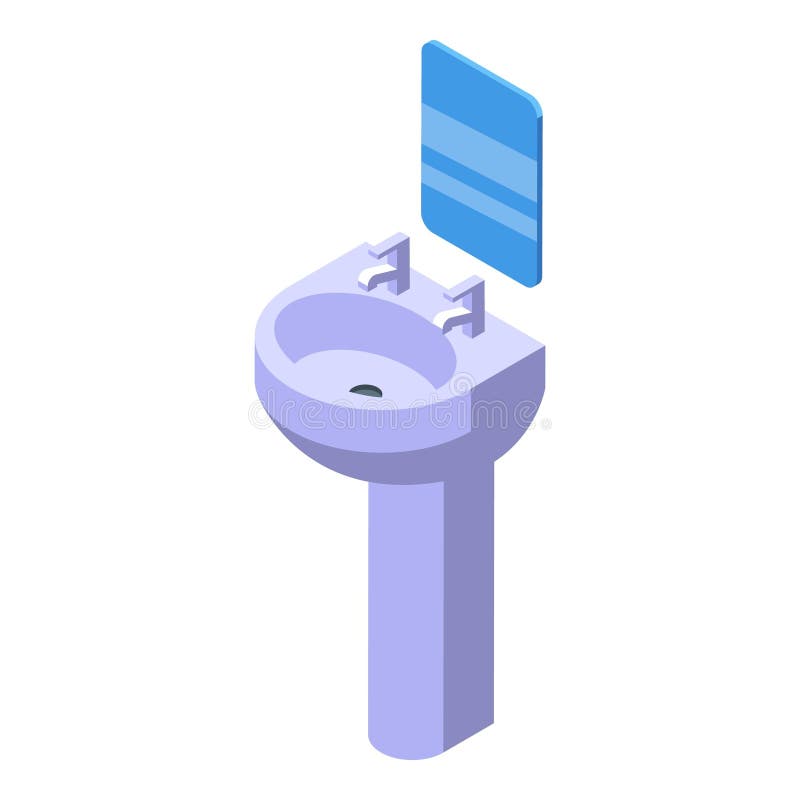 Washbasin Icon Isometric Vector. Public Toilet Stock Vector ... Washbasin Icon Isometric Vector. Public Toilet Stock Vector ...