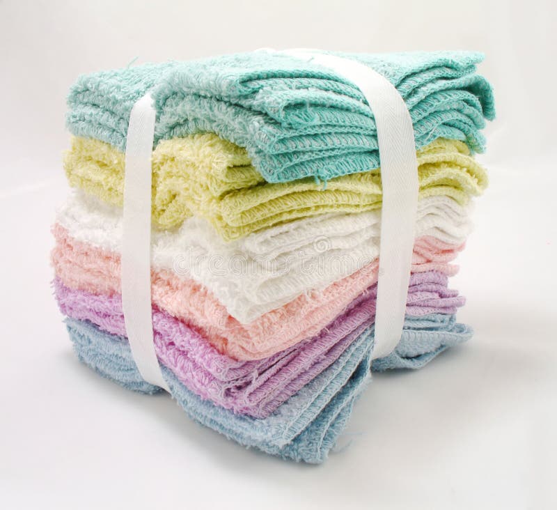 Washcloth stock photo. Image of cleaner, bundle, soft, tied - 804340