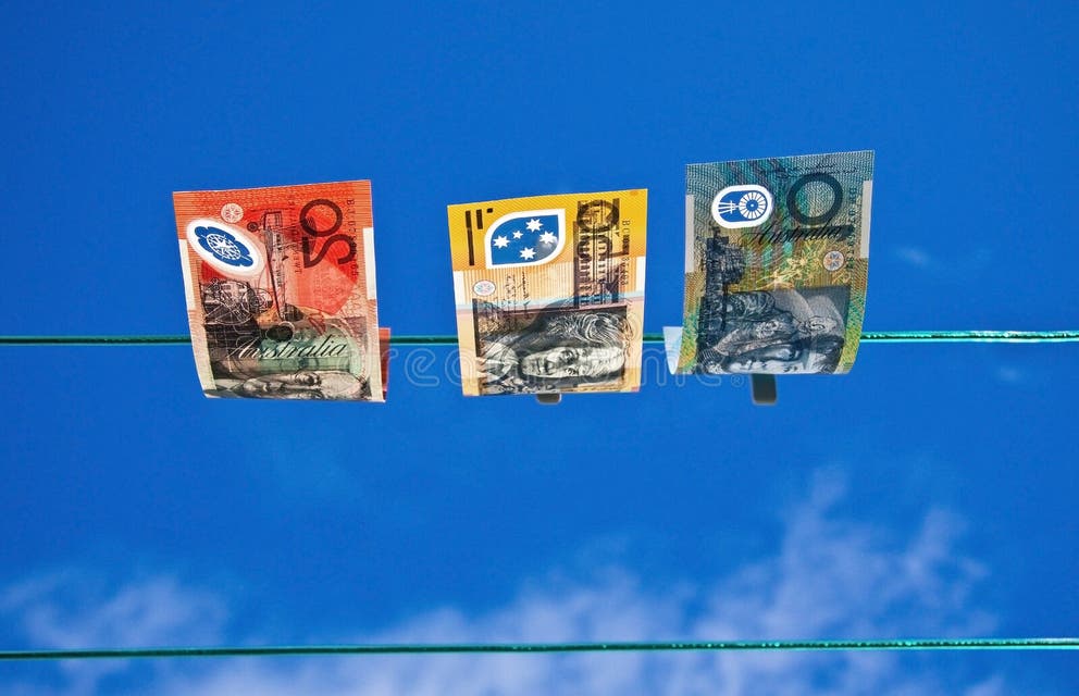 Washed Money 1 stock photo. Image of line, dollars, cash - 12838582