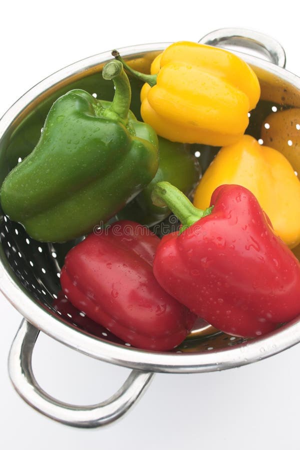 Washed peppers stock photo. Image of nutrition, ingredient - 189068