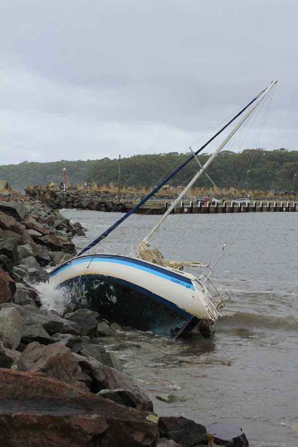Washed Up 2 editorial photography. Image of breakwall - 44509657