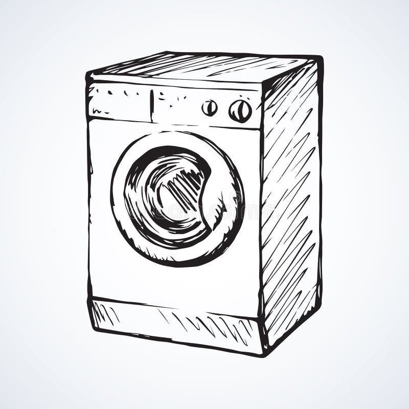 Laundry Service Drawing Stock Illustrations – 857 Laundry Service ...
