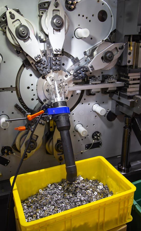 Washers making machine stock image. Image of control - 135783177