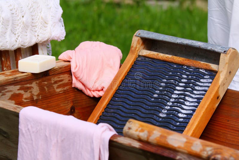 Washing stock image. Image of washtub, household, laundry - 14418683