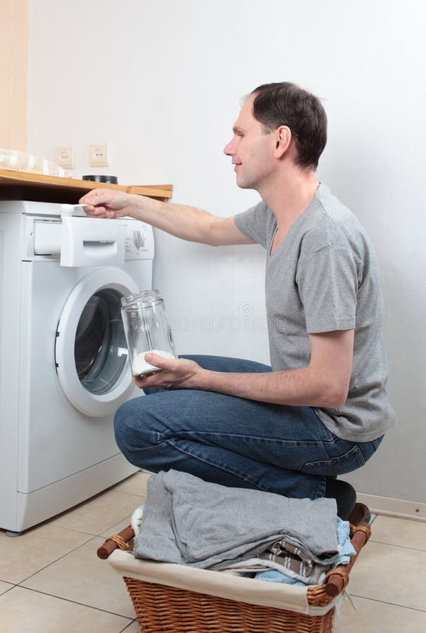 Washing stock image. Image of interior, basket, detergent - 24408949