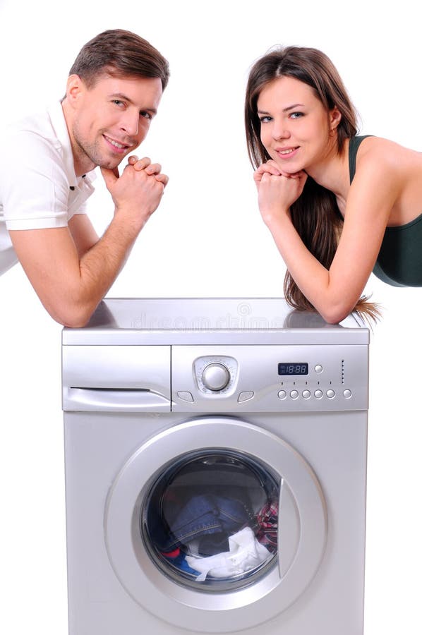 Washing stock image. Image of fabric, couple, equipment - 33578511