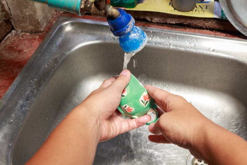 Washing cup stock image. Image of hygiene, housekeeping - 41795433