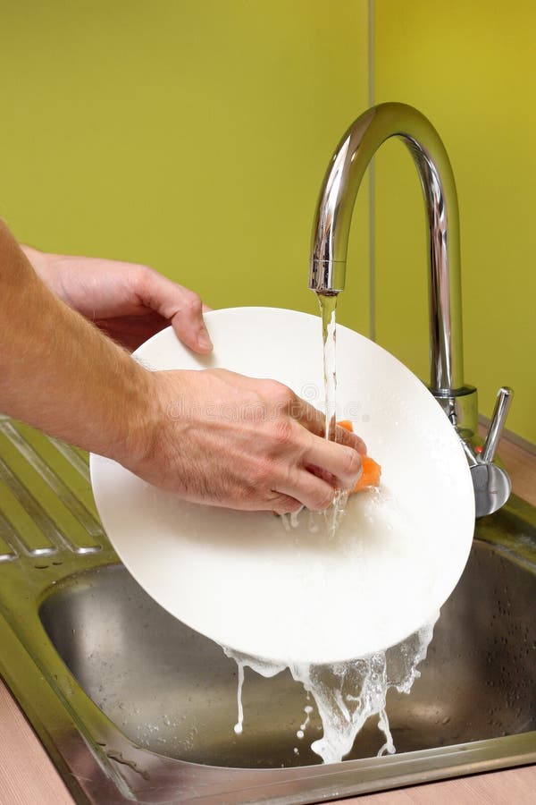 Wash the dishes stock photo. Image of clean, cleaning - 12120528