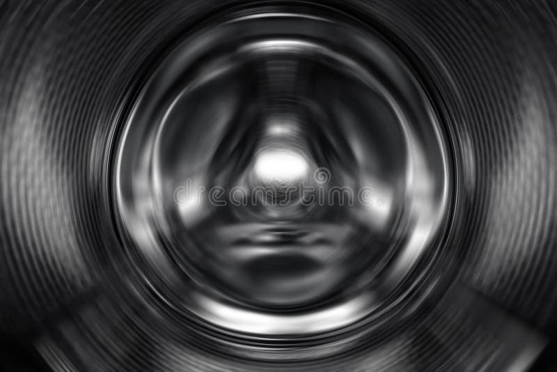 Washing Dryer Machine Inside View during Work. Drum of the Washing ...