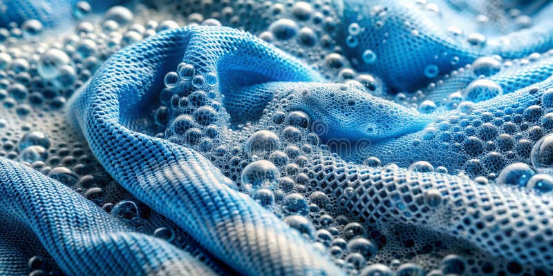 Washing Fabric Under a Microscope AI-Generated Content Stock Image ...