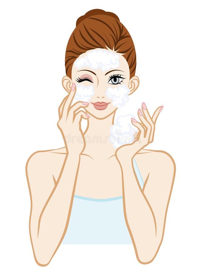 Washing Face Stock Illustrations – 11,061 Washing Face Stock ...