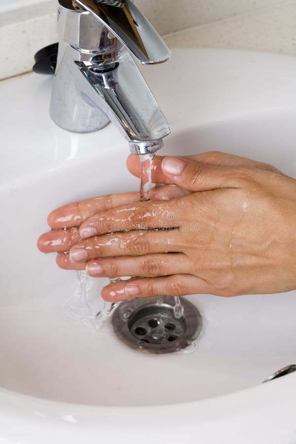 Washing hands stock image. Image of allergy, faucet, latin - 10887901