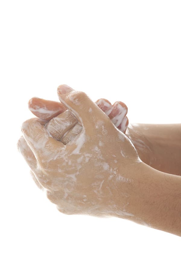 Clean hands stock photo. Image of foamy, clean, drain - 1526132
