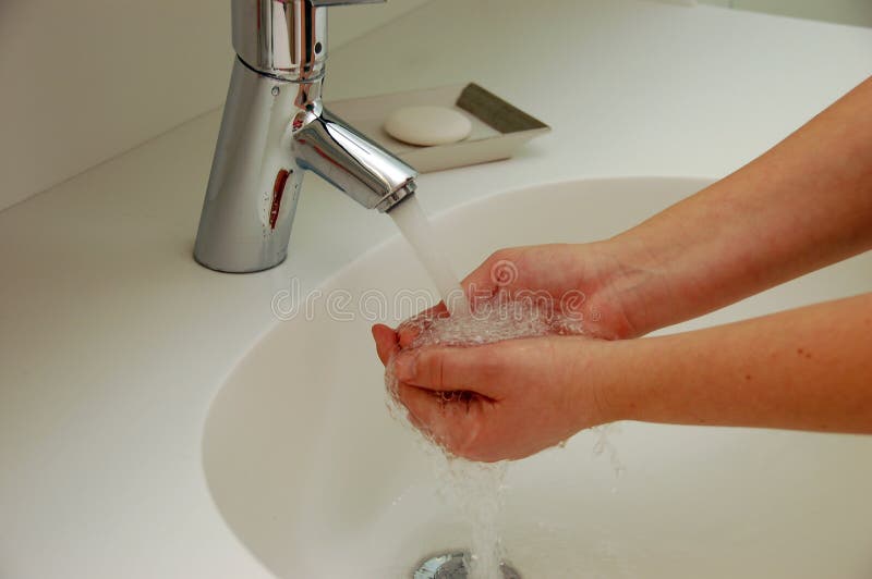 Washing Hands stock photo. Image of sink, sunlight, indoor - 30187968