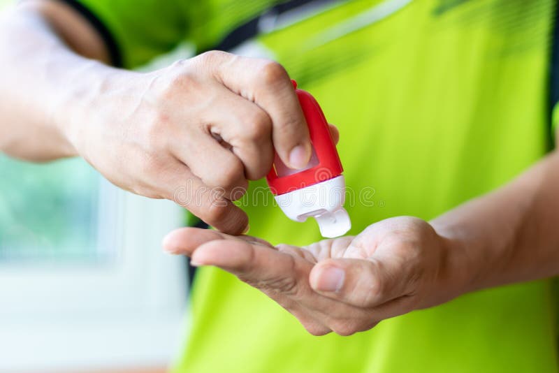 Washing Hands Alcohol a Clean Destroy Virus Stock Photo - Image of ...