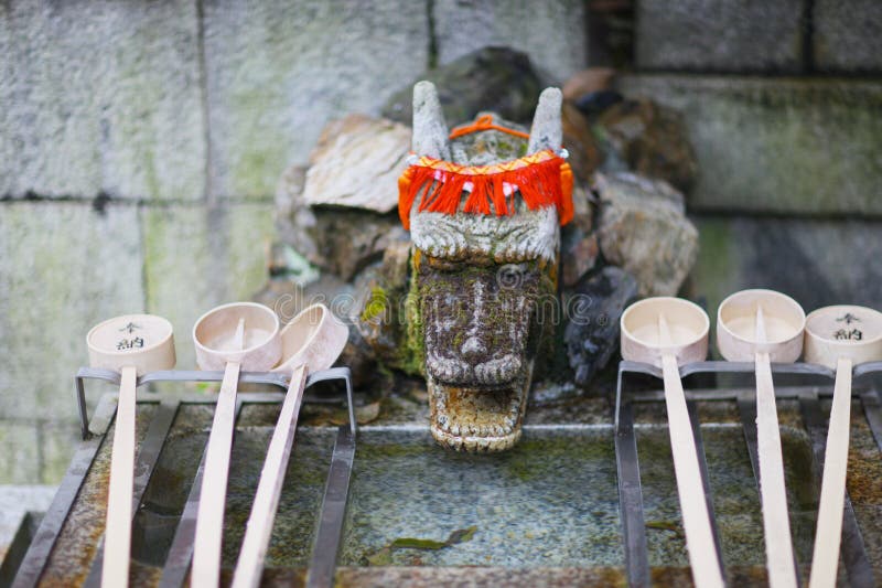 Washing hands stock image. Image of ancient, shinto, japanese - 89363777
