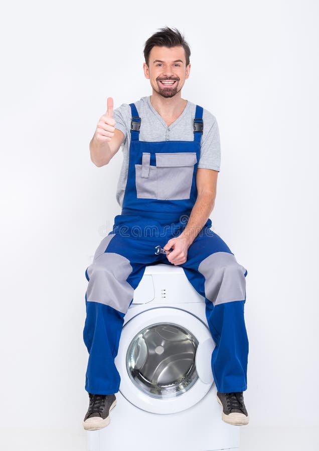Washing stock photo. Image of machine, plumber, assistance - 47727078