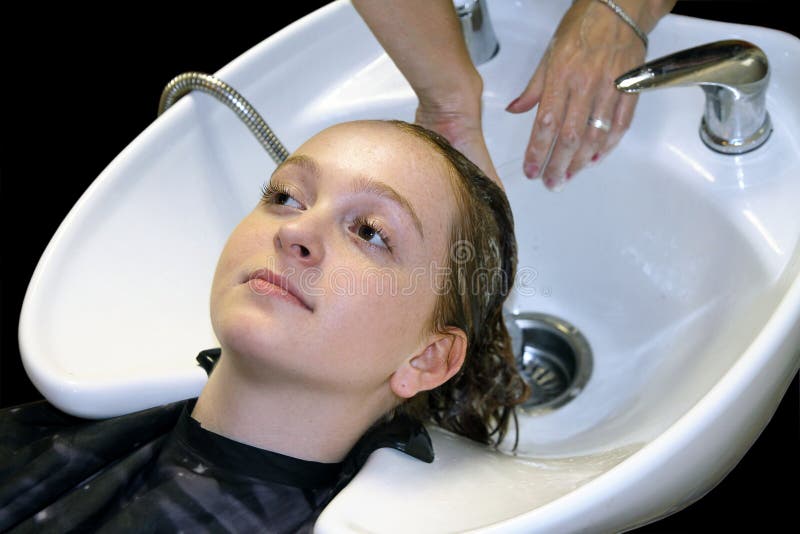 Washing of a head stock photo. Image of shower, hair - 36831666