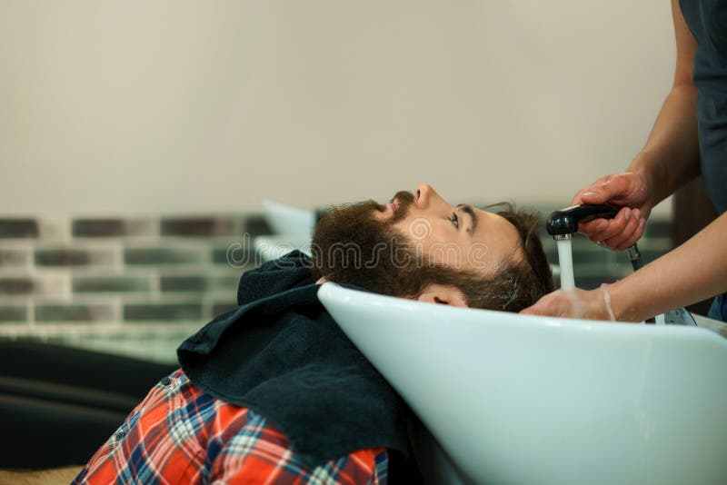 Washing head stock photo. Image of face, washing, indoors - 75475856
