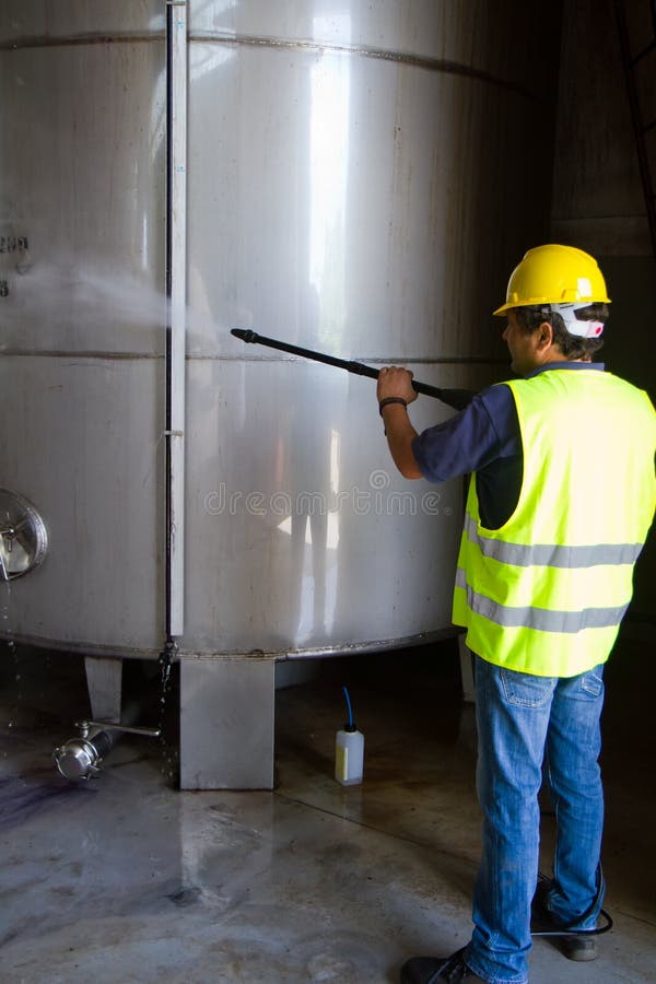Washing industrial tools stock photo. Image of dirty - 91454918