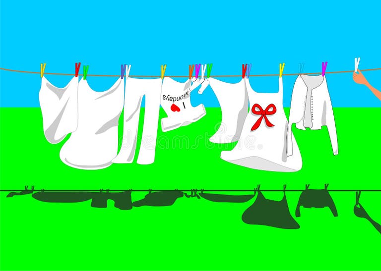 Washing Line Pegs Sky Stock Illustrations – 18 Washing Line Pegs Sky ...