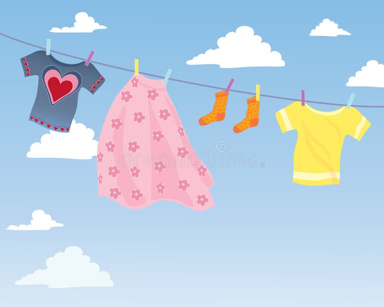 Washing Line Stock Illustrations – 53,778 Washing Line Stock ...