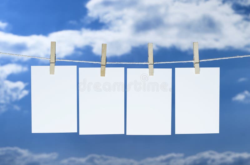Washing Line stock image. Image of clear, office, hang - 44889325