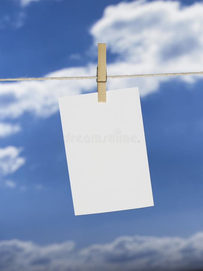 Washing Line stock image. Image of blue, text, blank - 47283221