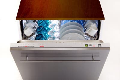 Washing machine stock photo. Image of insert, dish, ware - 12344046