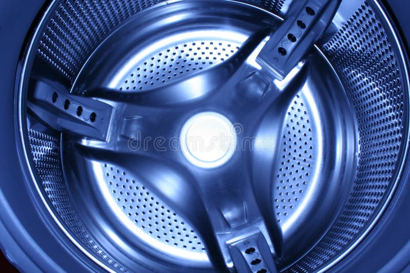 Washing Machine stock photo. Image of dryer, metal, metallic - 12451862
