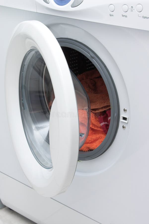 Washing machine stock image. Image of cleaning, electronic - 3381835