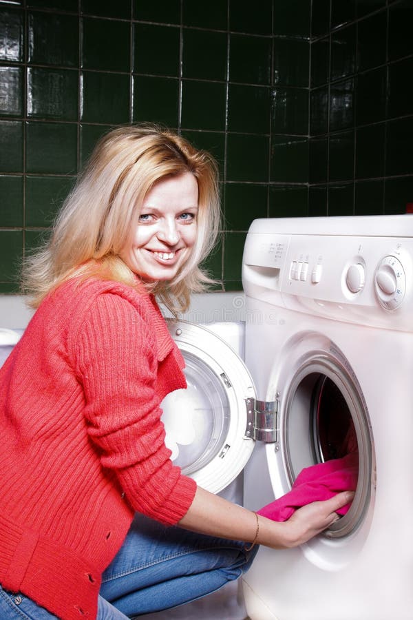 Washing machine stock image. Image of life, cleaning - 24230725