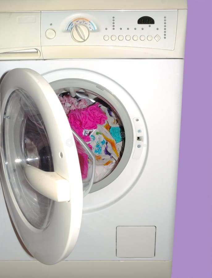 Washing machine stock photo. Image of clothing, laundry - 3083130