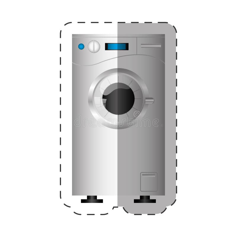 Washing Machine Line Drawing Stock Illustrations – 632 Washing Machine ...