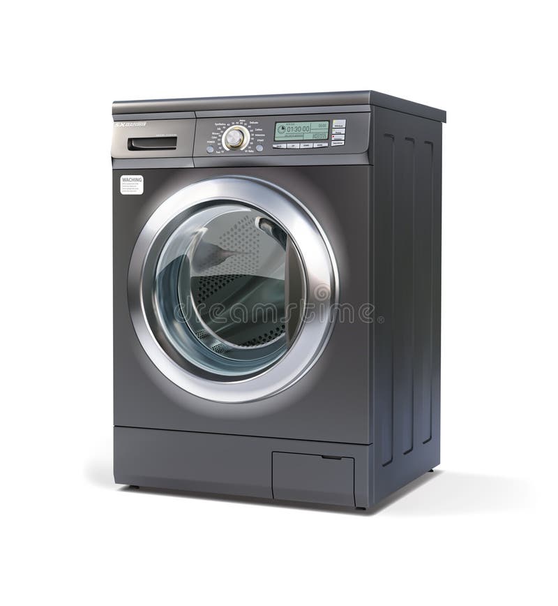 Washing machine automatic. stock illustration. Illustration of ...