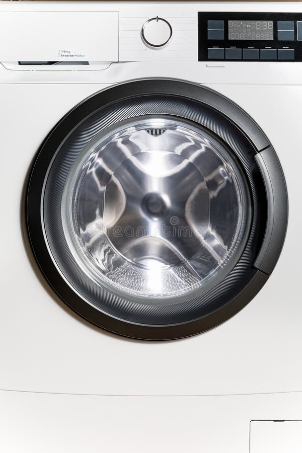 The Washing Machine - a Close Up of the Display, the Manhole and a ...